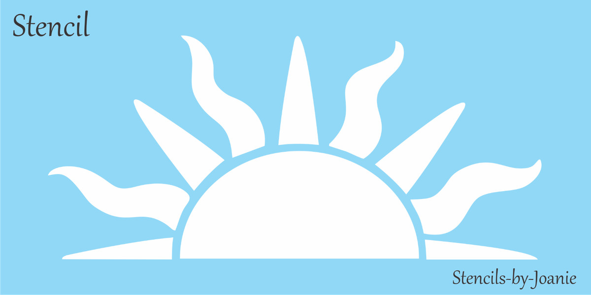 Easy Sun Stencils