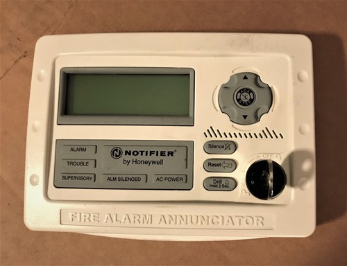 Notifier N-ANN-80-W 41D2 Fire Alarm 80 Character Display LCD ...