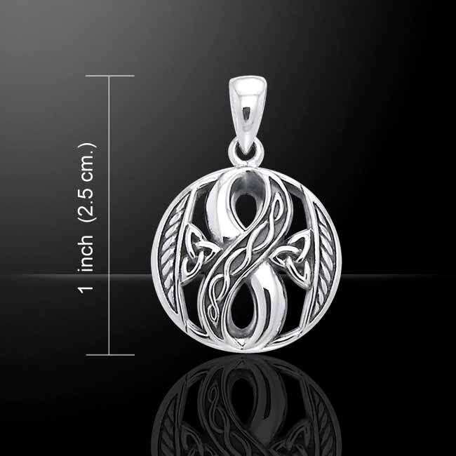 Celtic Infinity Trinity .925 Sterling Silver Pendant by Peter Stone ...
