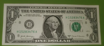 Fancy Serial Number $1 Ladder/Broken Ladder `Fancy Money SN~~15283476 ...