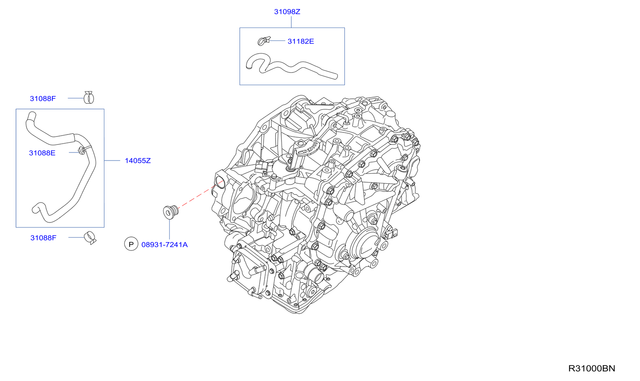 Genuine Nissan Seal-o Ring 31084-3z000 for sale online | eBay