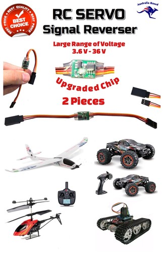 RC Servo Signal Reverser Rotation High Voltage 3.6-24V JR Futaba ...