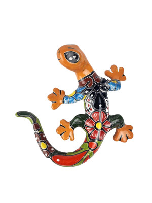 Talavera Gecko – Handcrafted Mexican Folk Art Ceramic Figurine | eBay
