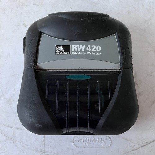 Zebra RW420 R4D-0UGA000N-FL Thermal Mobile Printer WiFi USB Sold As Is ...