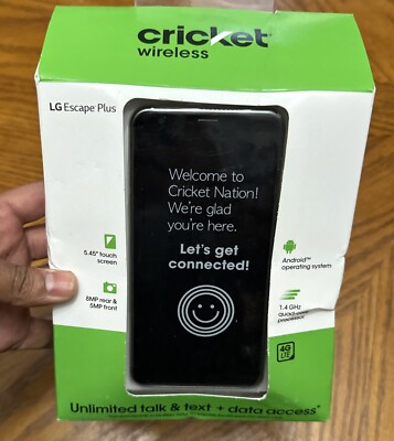 New LG Escape Plus - 32GB Platinum Gray (Cricket Wireless) 711868003101 ...