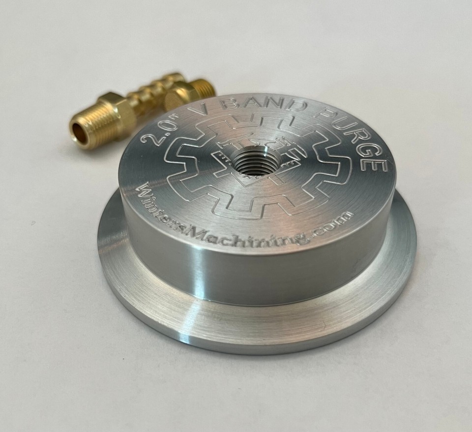 2.0" V BAND BACK PURGE BLOCK | eBay