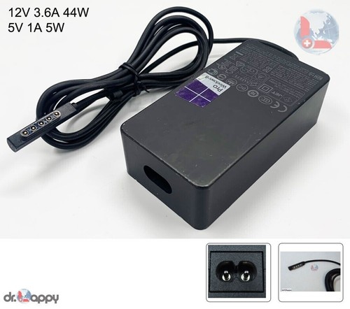44W 12V 3.6A Adapter Power Supply Charger for Microsoft Surface RT 1st ...
