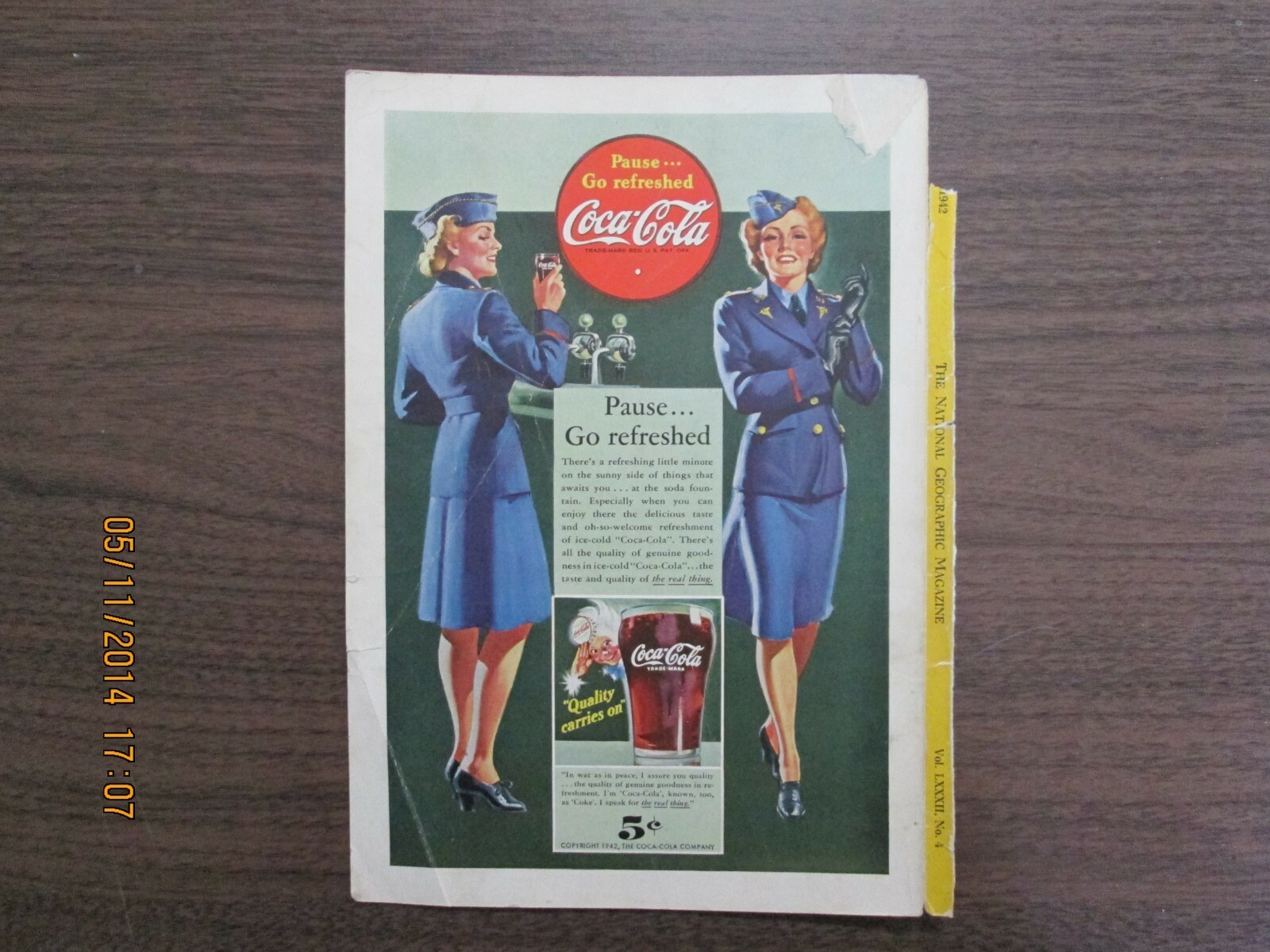 1942 Coca Cola Nash Kelvinator Full Page Magazine AD | eBay
