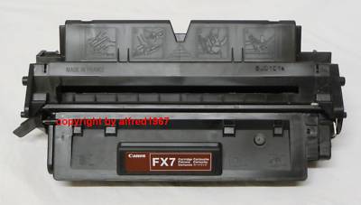 ORIGINAL CANON FX-7 FX7 TONER FAX L 2000 L2000IP LASER CLASS 710 720i ...