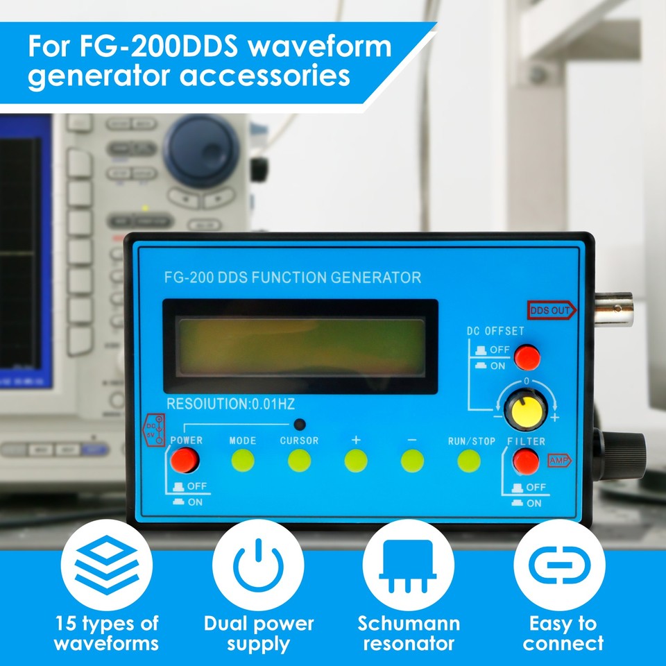 1Hz-500kHz DDS Signal Generator with Schumann Resonator Versatile Waveform swKqj | eBay Australia