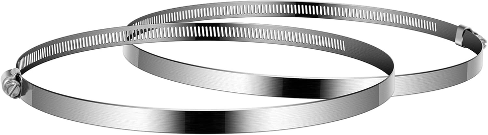 Stainless Steel Air Ducting Clamps, 4/6/8/12 Inch Adjustable Hose Clamp ...