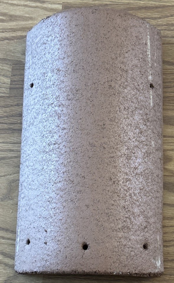 Concrete Barrel Ridge Hip Rake Roof Trim Tiles in Red Orange Color ...