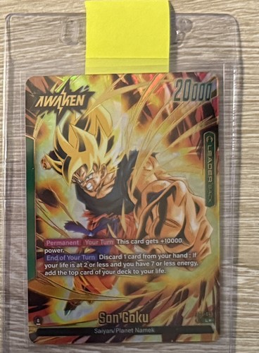 DRAGON BALL SUPER FUSION WORLD Son Goku FB05-049 Leader Alt Art | eBay