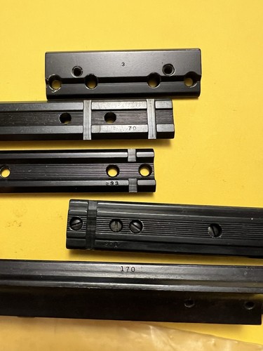 Lot Of Vintage Weaver Scope Mounts & Bases. 3, 70, 93, 170, 60A ...