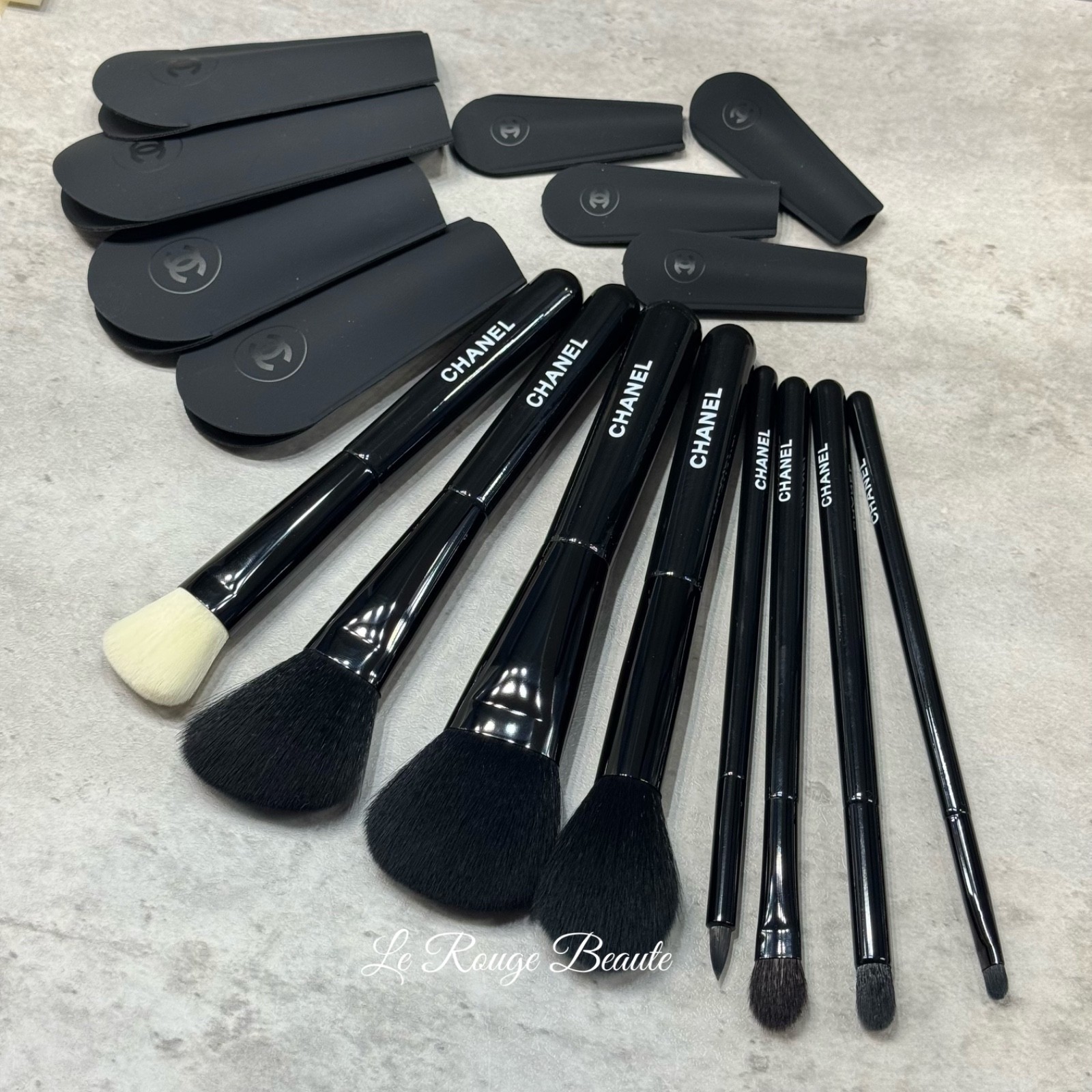 Chanel Makeup Brush Set - 8pcs Foundation Blush Contour Powder ...