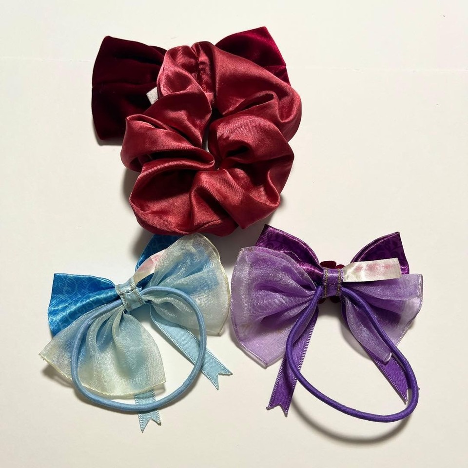 Disney Princess Hair Tie Set – Cinderella Rapunzel & Snow White ...
