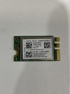 HP BCM943142Y 792200-001 WiFi WLAN card+Bluetooth 4.0 for ENVY M6-P M6 ...