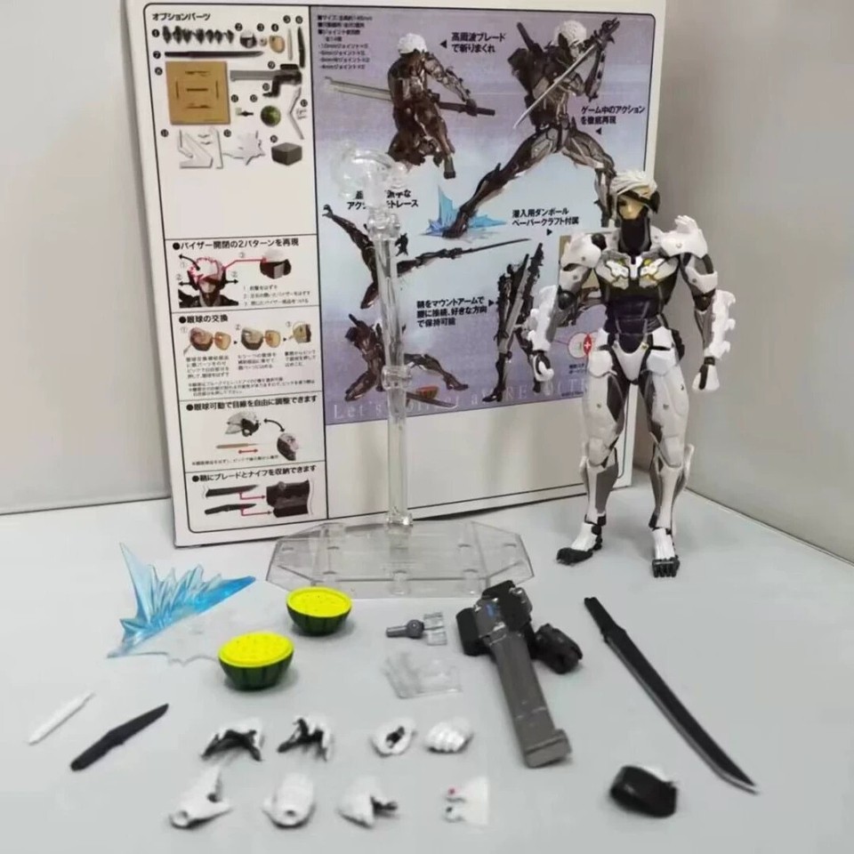Revoltech Yamaguchi Metal Gear Raiden Action Figure Movable Model ...