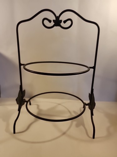 Longaberger Foundry Collection Wrought Iron 2 Tier Pie Stand | eBay