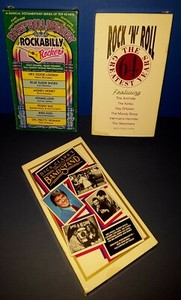 3) CLASSIC ROCK N ROLL VHS TAPE'S ' BEST OF BAND STAND', ROCKABILLY ...