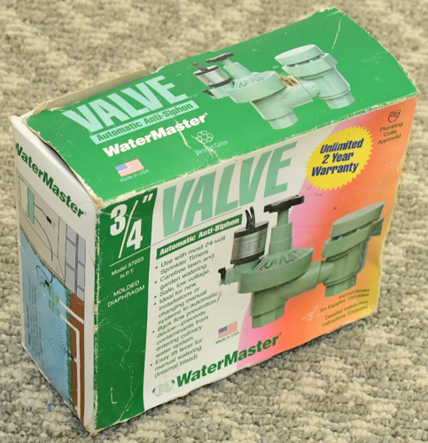 Orbit 57626 Jar Top Anti-Siphon Control Valve Watermaster 3/4" USA ...