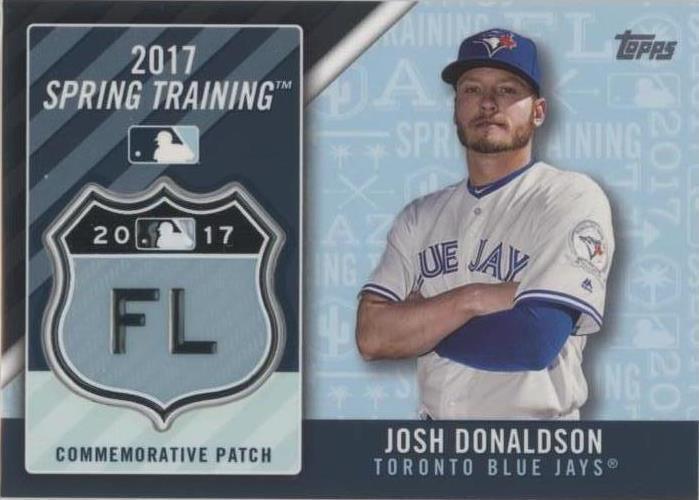 2017 Topps - Mlb Spring Training Logo Patch Josh Donaldson #MLBST-JD ...