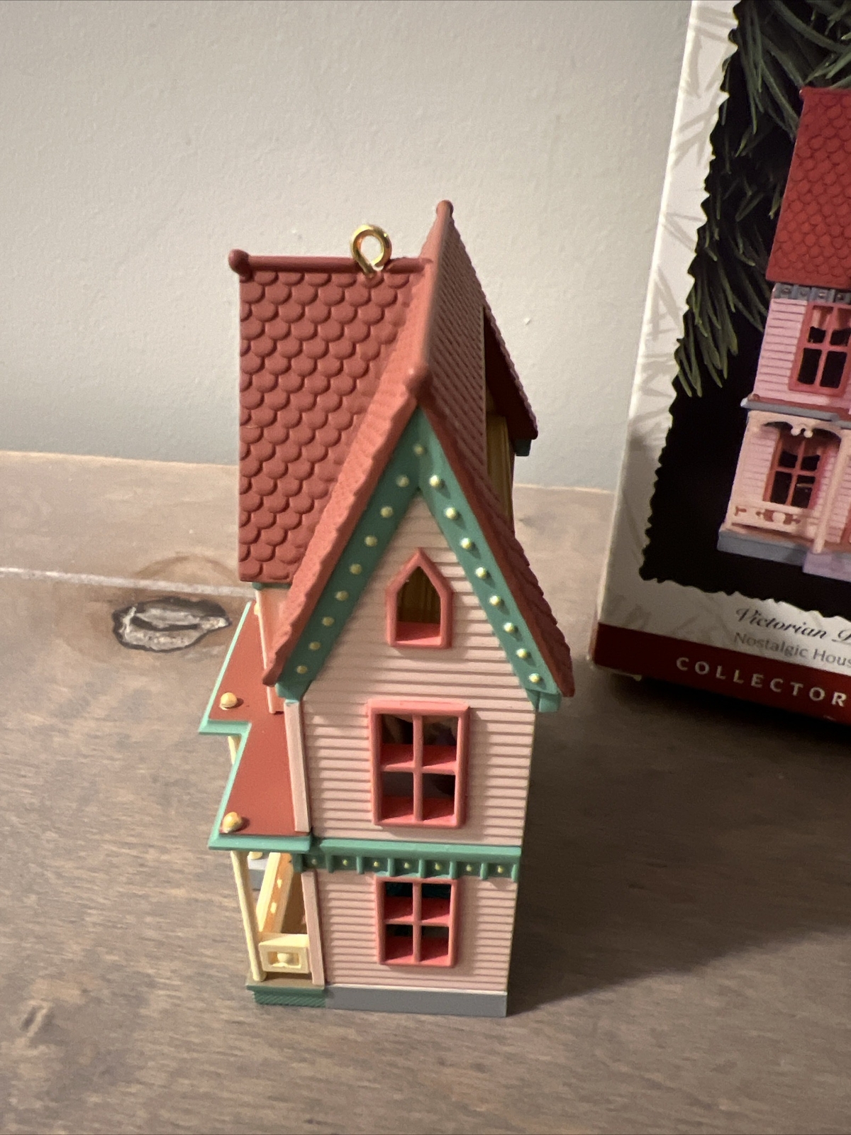 1996 Hallmark Ornament Victorian Painted Lady 13th In Nostalgic Houses ...