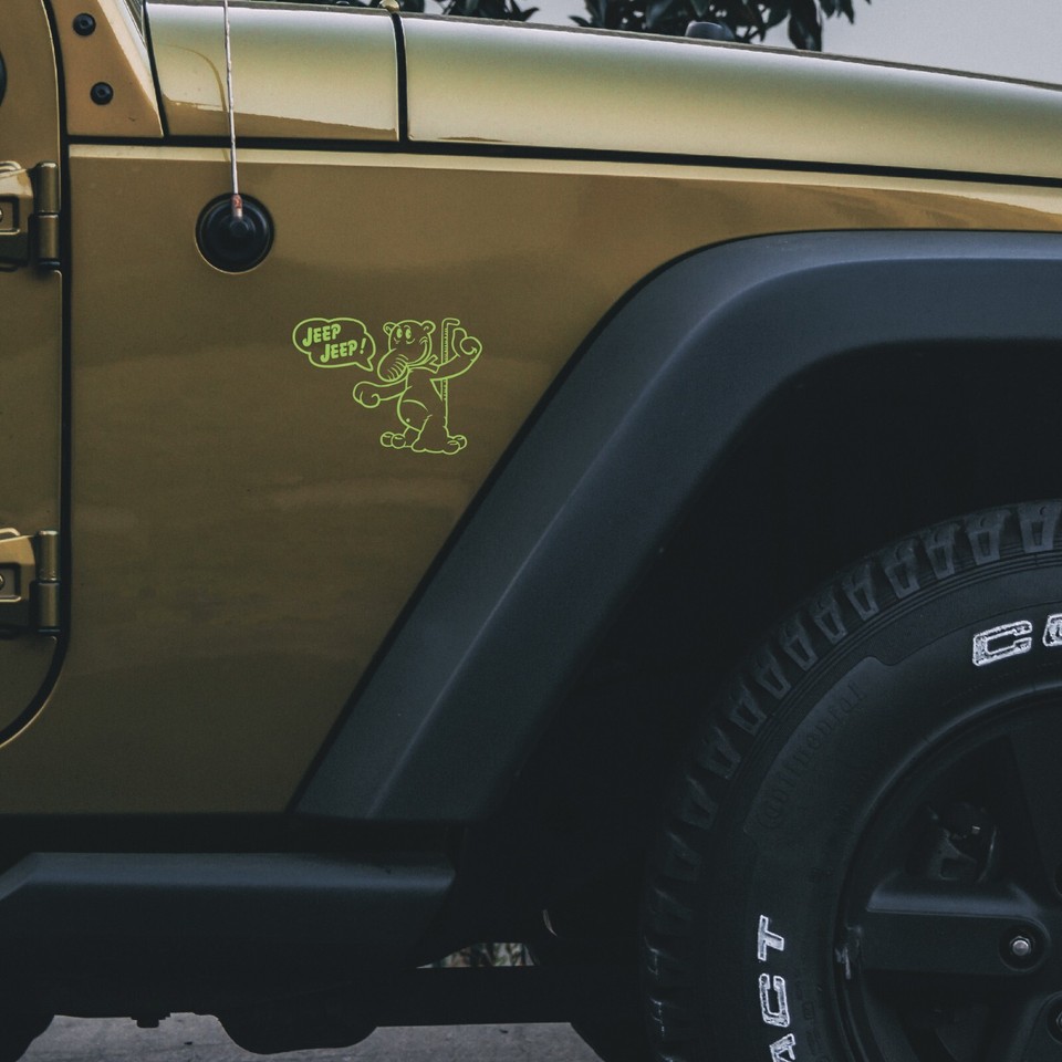 Popeye Eugene Jeep Decal For Car Bumper Sticker Waterproof Cartoon ...