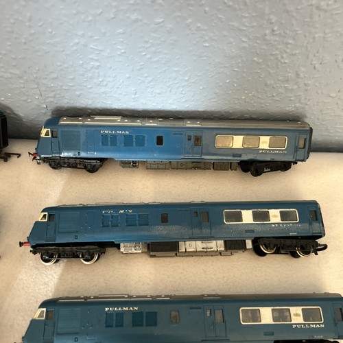 Triang OO Gauge 7x Car Pullman Set Blue & White Set Spares/ Repairs 5x ...
