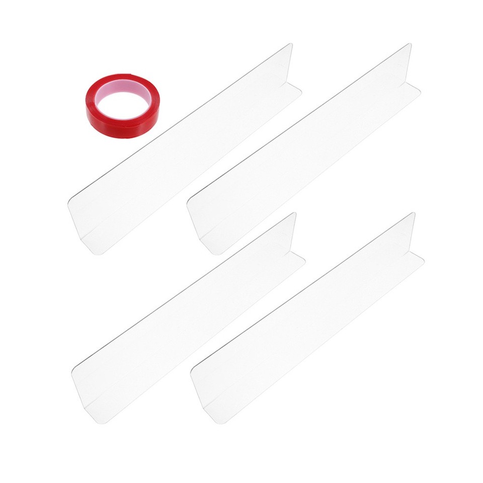 4Pcs Window Sill Protector Transparent for Pet - Clear Windowsill Guard ...