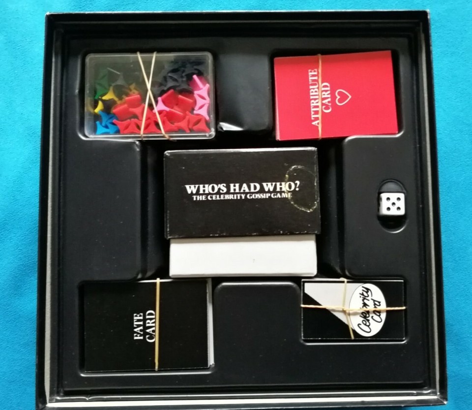 WHO'S HAD WHO? : The Celebrity Gossip Game ~ Board Game Made by ...