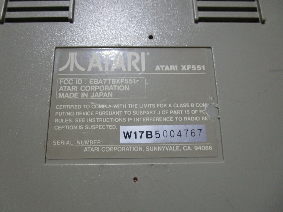 ATARI 800XL COMPUTER ATARI XF551 DISC DRIVE ATARI XM301 MODEM NOT ...