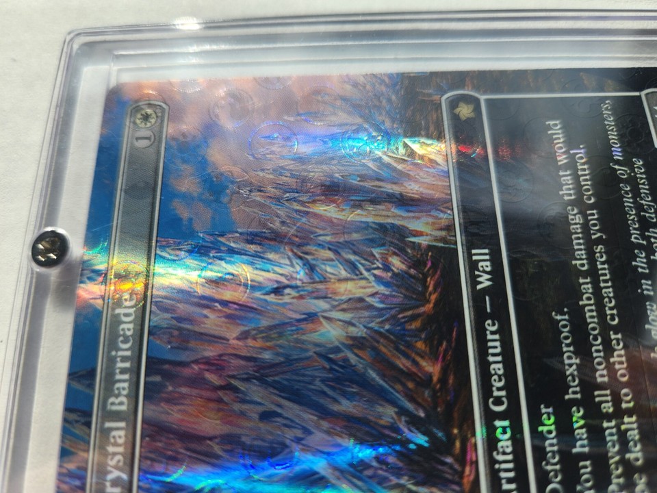 Crystal Barricade (Borderless) (Mana Foil) Foundations Foil | eBay