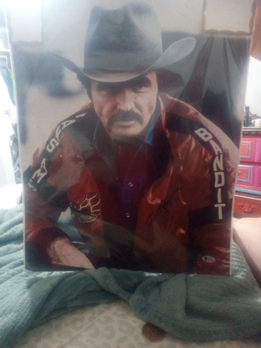 Burt Reynolds Signed 16x20 Smokey and the Bandit Beckett Witnessed ...
