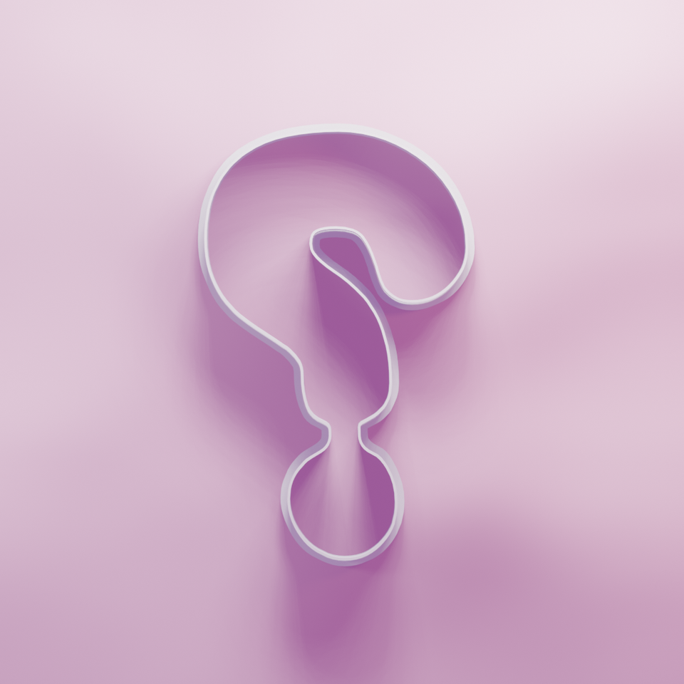 Question Mark Cookie Cutter - Biscuit Cutter - Baking - 3 Sizes | eBay