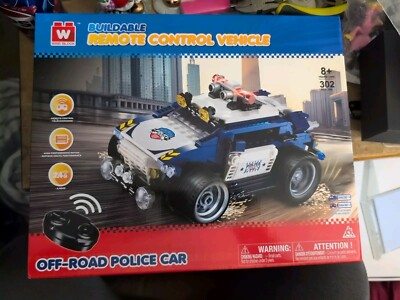 Wise Block Buildable Remote Control Vehicle Off-Road Police Car | eBay