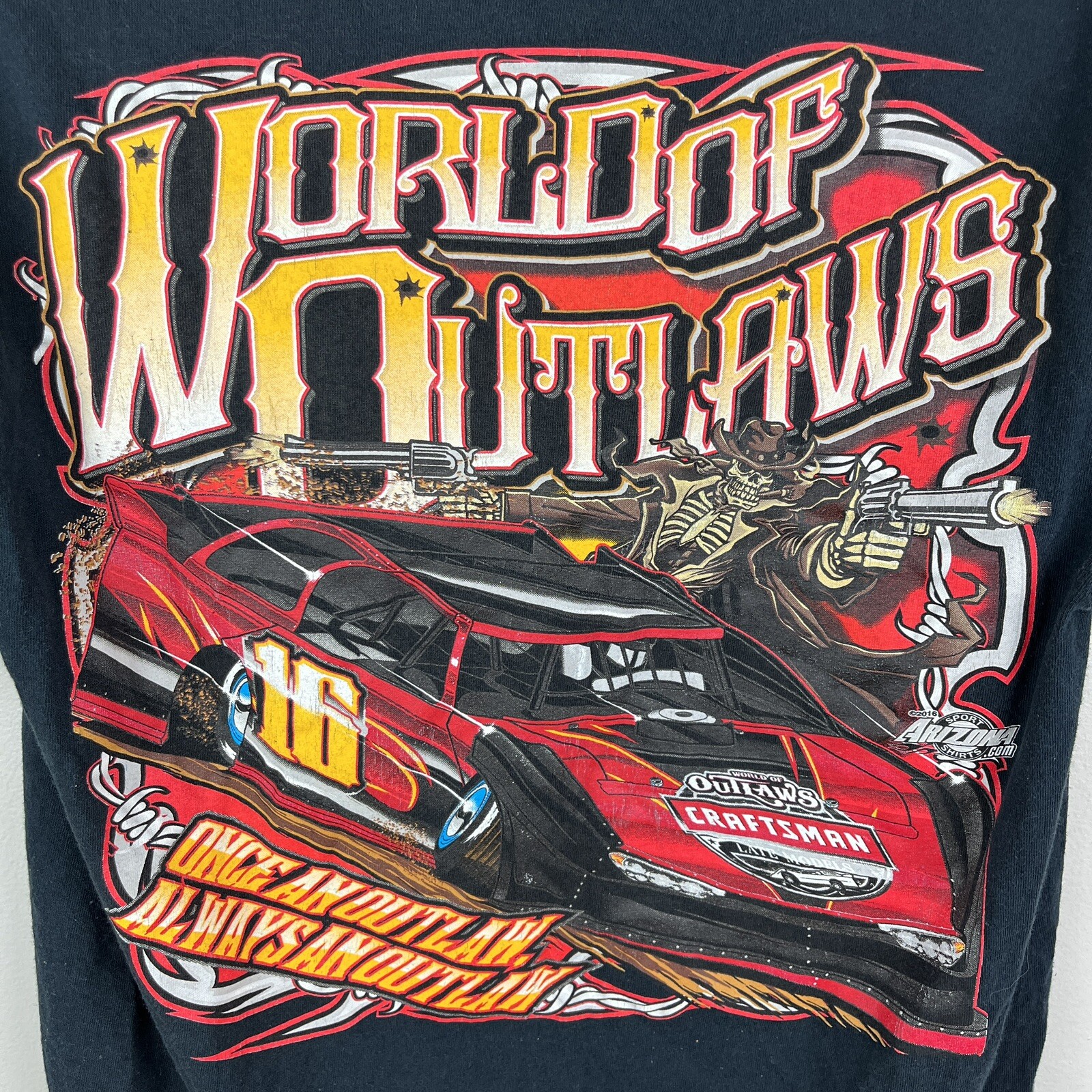 2016 Outlaws Detroit Motorcycle Club Skeleton Guns Ca… - Gem