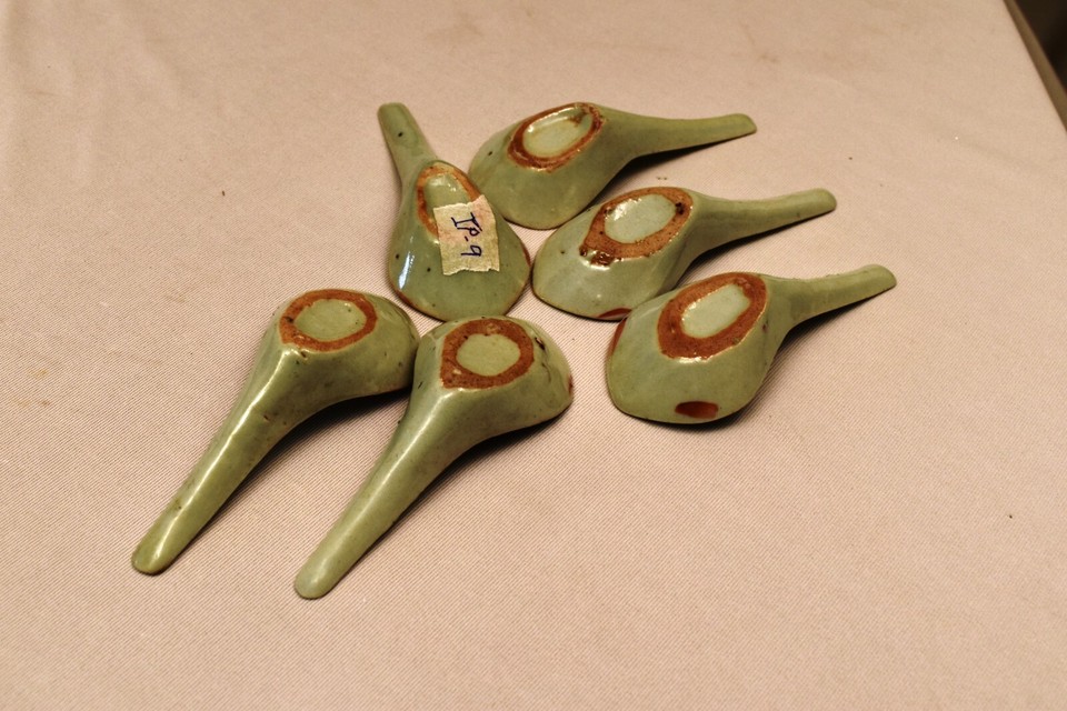 Antique Chinese Porcelain Spoon Famille Rose Hand-Painted Soup Spoon ...