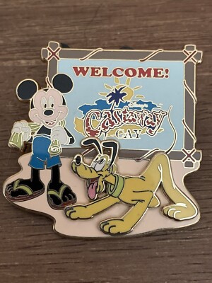 Authentic Walt Disney Mickey Mouse Pluto Welcome Castaway Cay 2010 ...