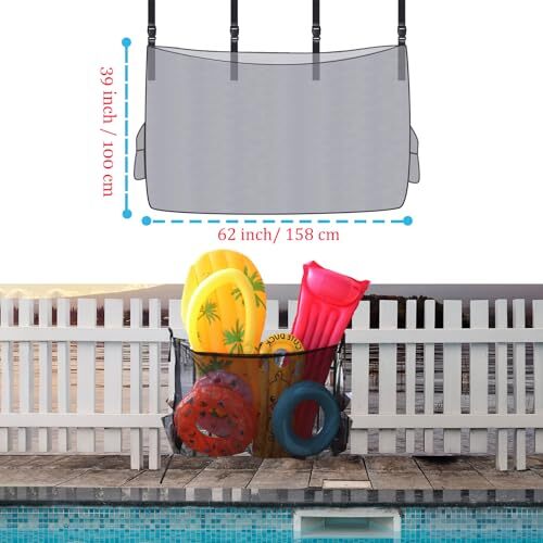Pool Float Storage Mesh Bag, Pool Float Net Organizer for Pool ...