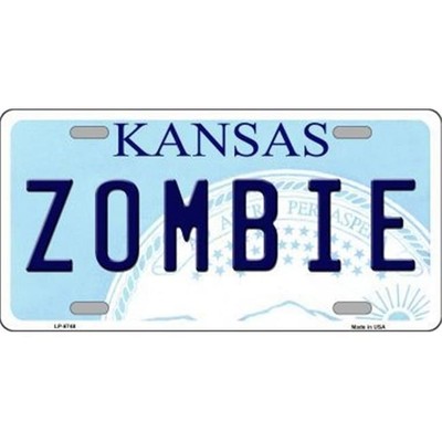 Smart Blonde LP-6748 Zombie Kansas Novelty Metal License Plate | eBay