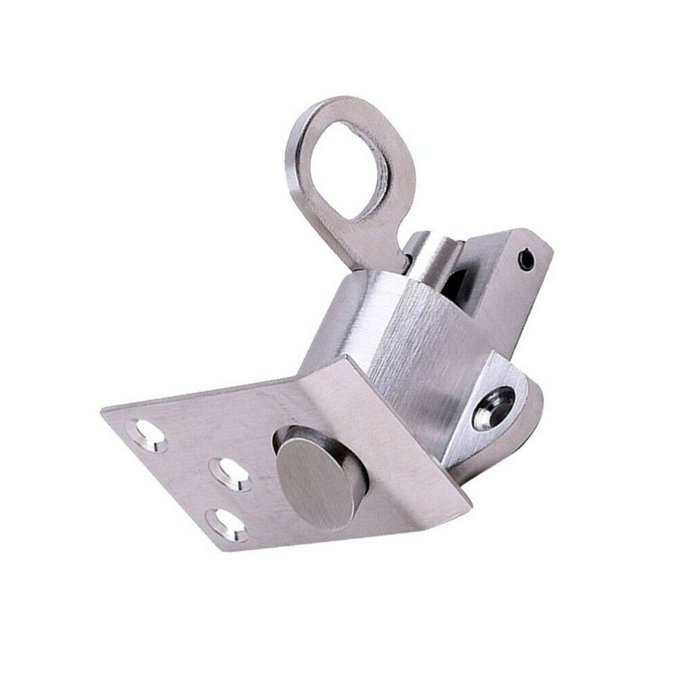 Silver Stainless Steel Door Lock Spring Bolt Lock Long Lasting/Simple ...