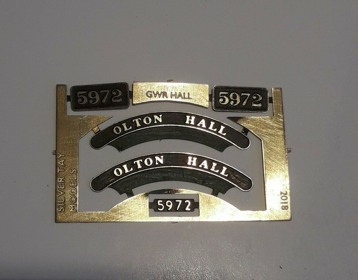 00 (4mm) Silver Tay Models: GWR nameplates | eBay