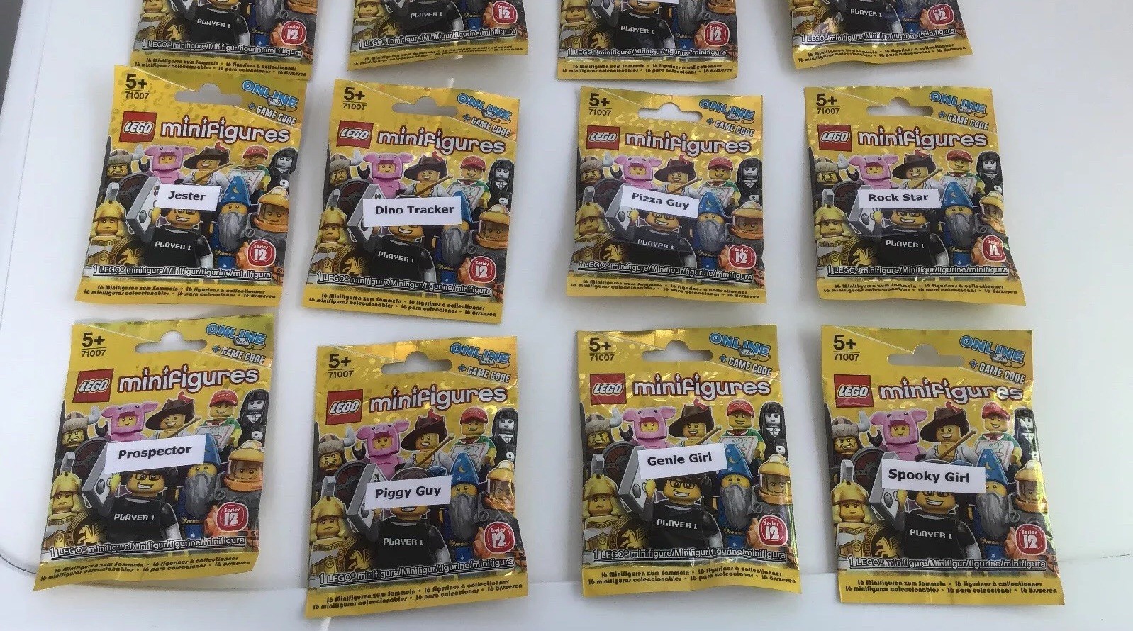 Lego Minifigures Series 12 Set 71007 Complete 16 Minifigs From 2014 ...