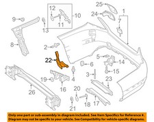 MERCEDES OEM 15-18 C300 Rear Bumper-Upper Mount Left 2058800503 | eBay