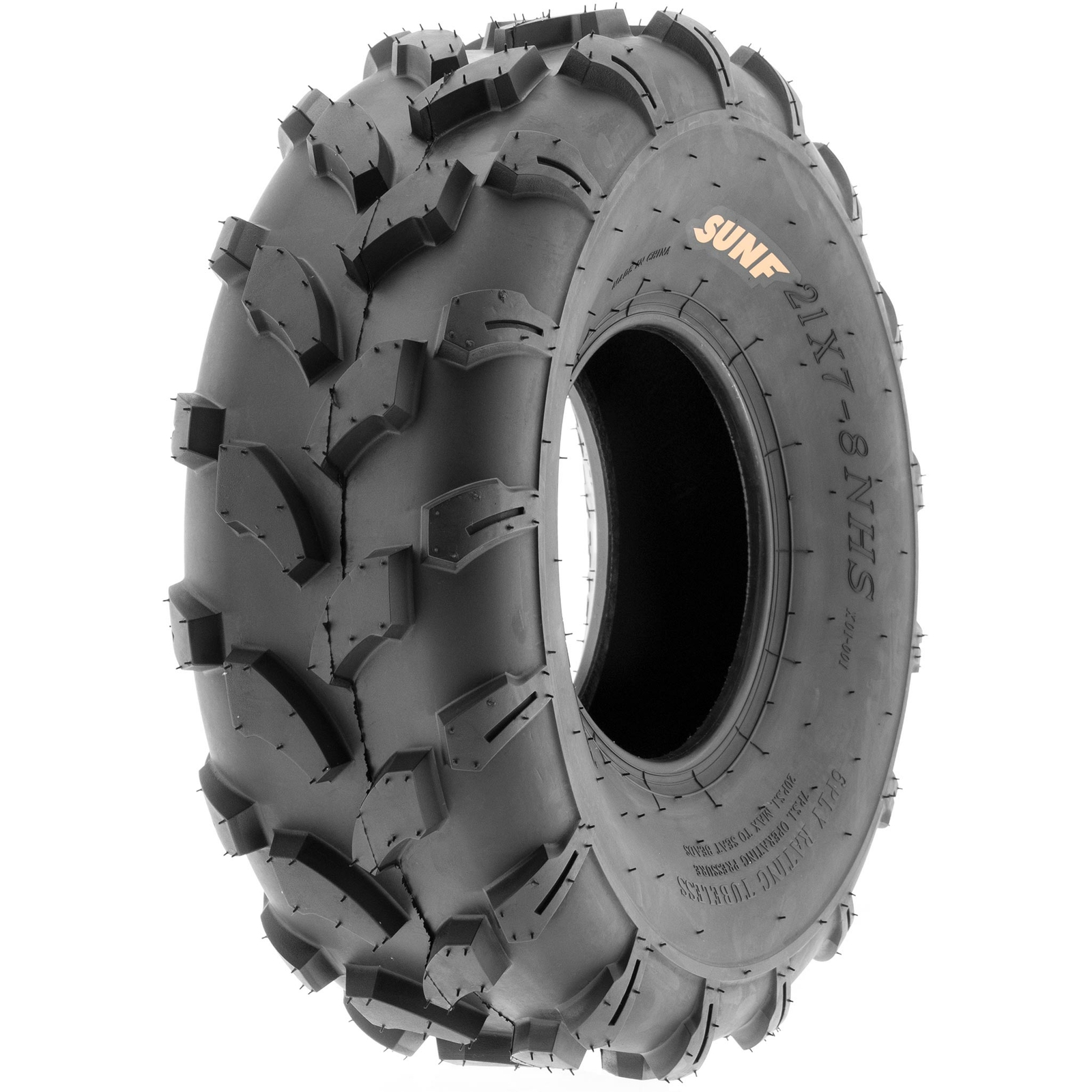 Pair of 2, 21x7-8 21x7x8 Quad ATV All Terrain AT 6 Ply Tires A003 by ...