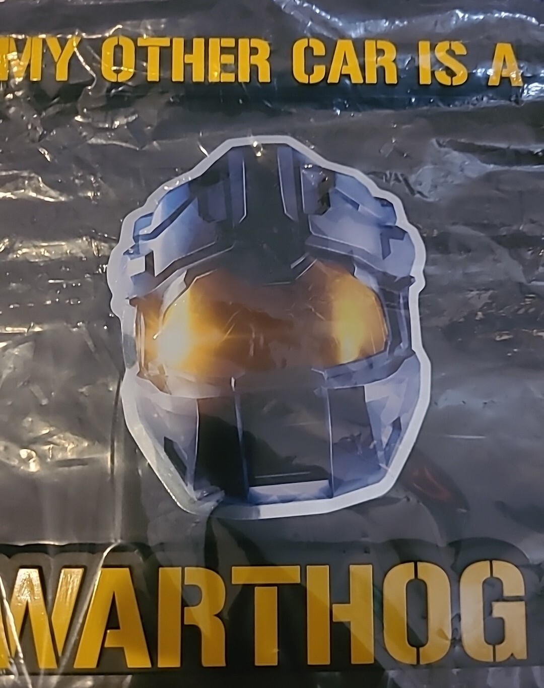 'my Other Car Is a Warthog' Halo License Plate Frame Master Chief Decal ...