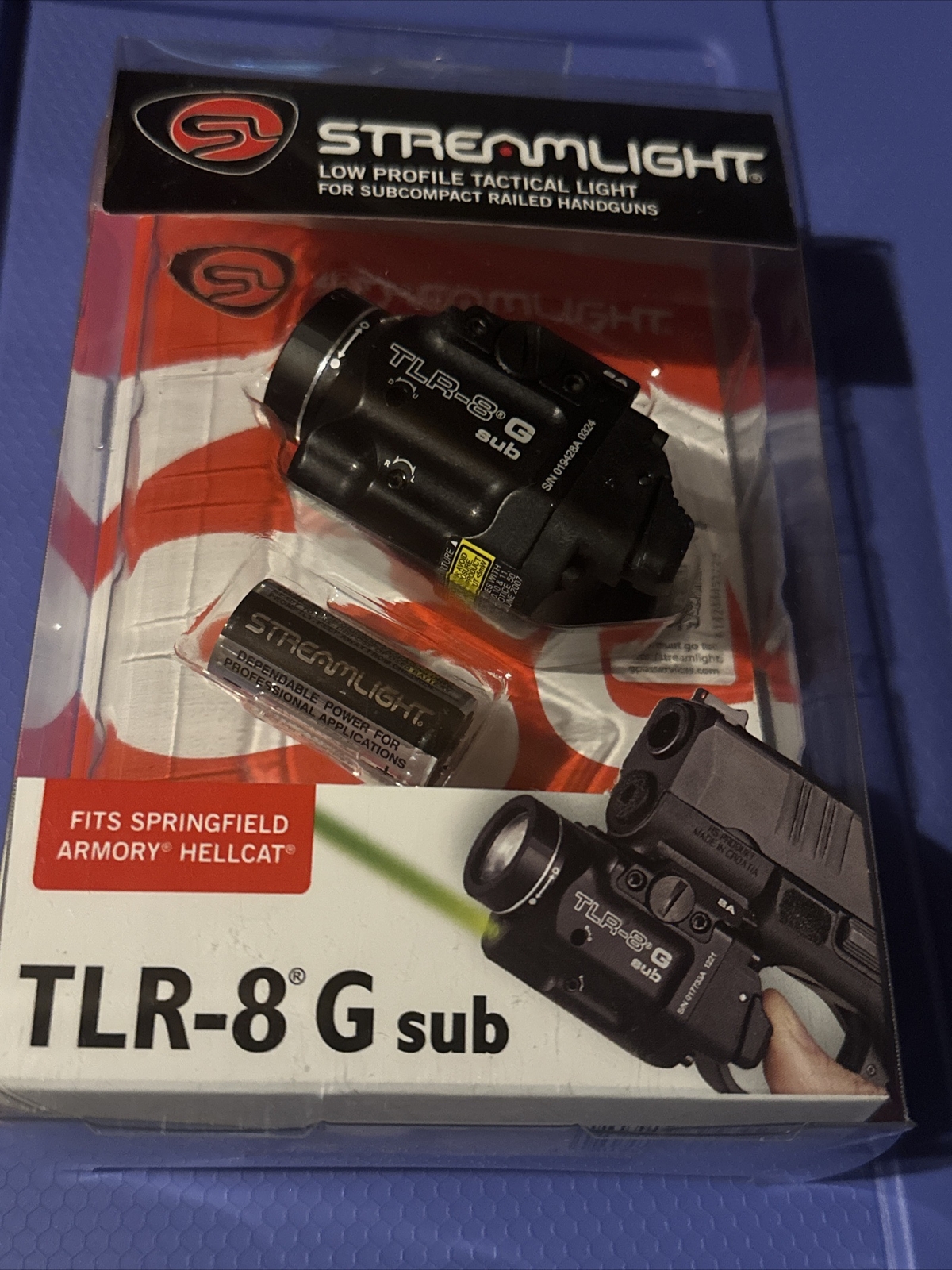 Streamlight TLR8 G Sub 500 Lumen Light & Green Laser - 69437 for sale ...
