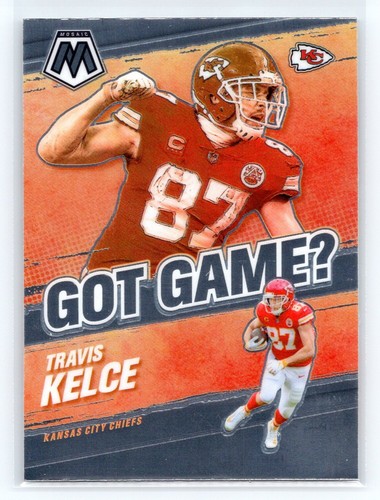 2021 Panini Mosaic Travis Kelce #GG-21 Got Game? Kansas City Chiefs | eBay