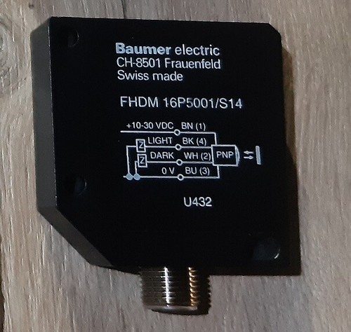 BAUMER CH-8501 FHDM 16P5001/S14 PHOTOELECTRIC SENSOR | eBay